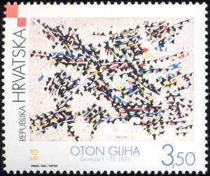 Hrvatska pošta - Webshop - HRVATSKO MODERNO SLIKARSTVO 2003. - OTON GLIHA