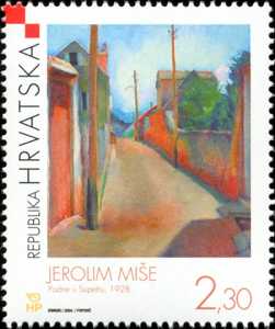 Hrvatska pošta - Webshop - HRVATSKO MODERNO SLIKARSTVO 2004. - JEROLIM MIŠE