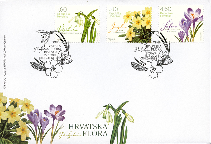 Hrvatska pošta - Webshop - HRVATSKA FLORA XI. 2012. - PROLJETNICE